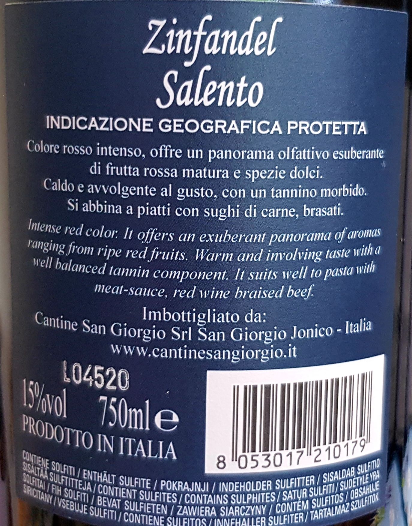 „Perchè no ?!“ (Why not) – Zinfandel | Wildeshauser Wein-Kontor